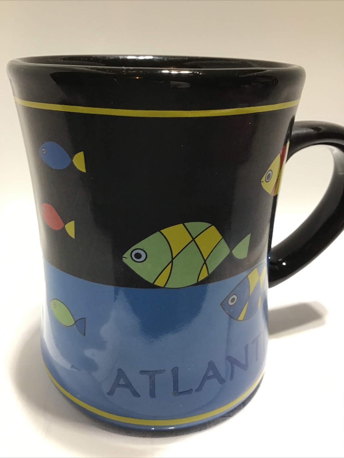 ATLANTIS COFFEE MUG. SEA OCEAN LIFE MUG. Art Deco Print Mug. B220 | eBay