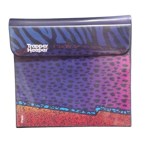 Mead Trapper Keeper Binder Retro Style Animal Print 2021 X539 Page ...