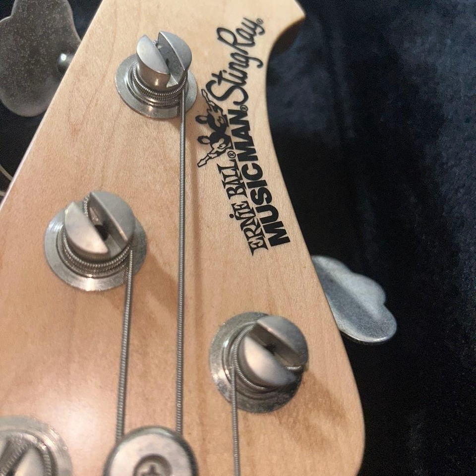 Electric Bass Guitar Ernie Ball by Music Man StingRay Black 2005 USA ...