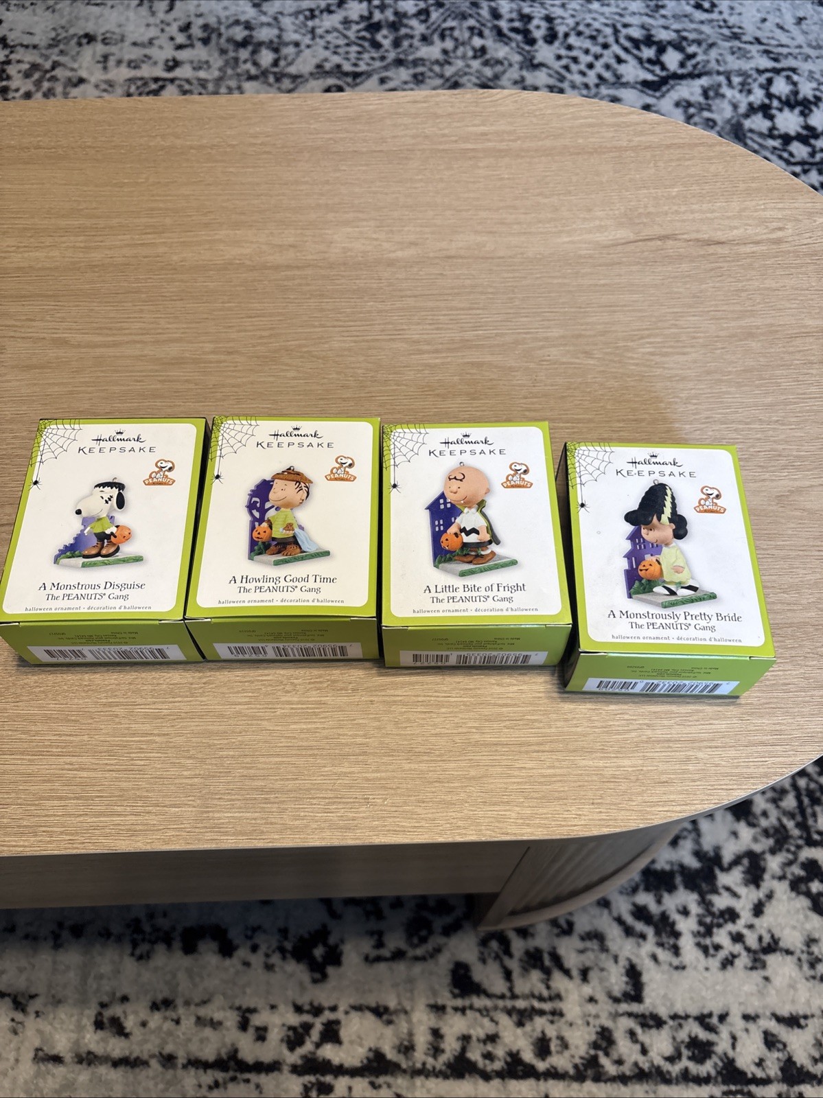 2011 Hallmark Peanuts Halloween Ornaments Snoopy Linus Charlie Brown ...