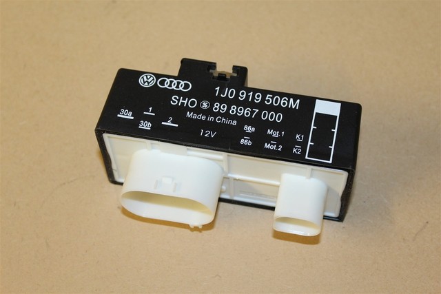 VW POLO 9N MK6 02-05 RADIATOR FAN CONTROL MODULE RELAY 1J0919506M #AD1 ...