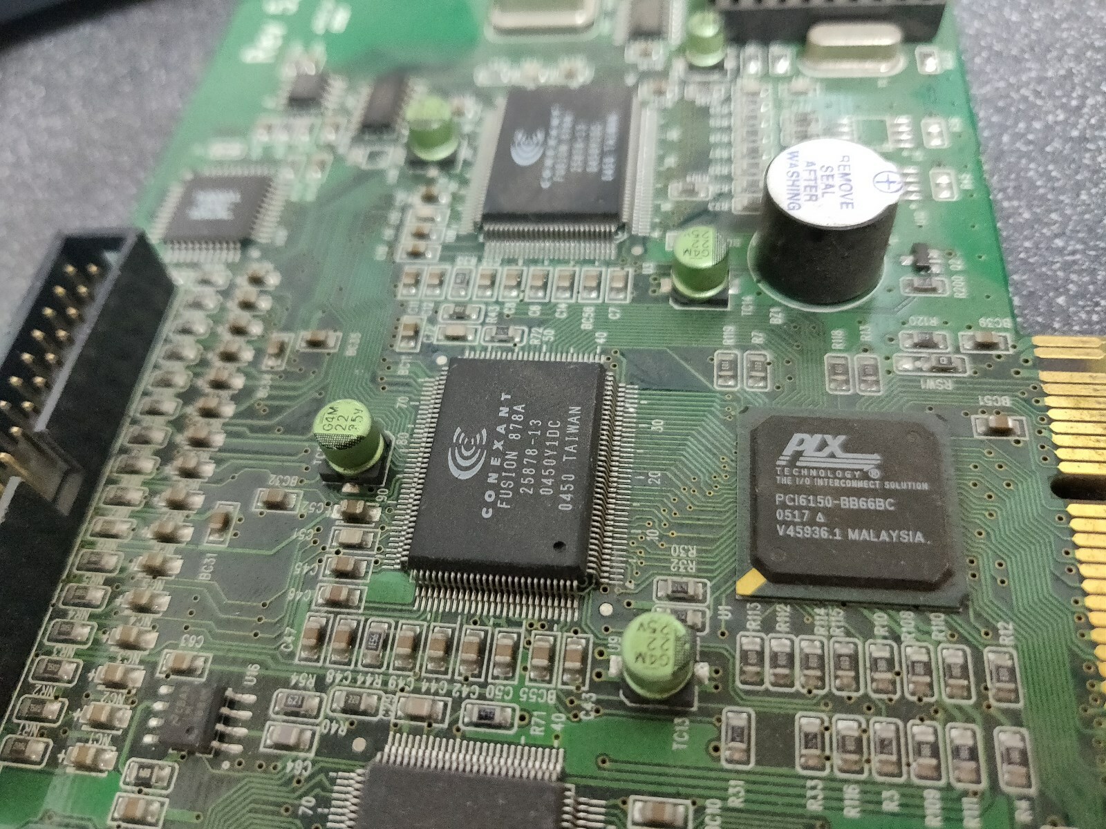 PLX Tech PCI6150-BA66BC Video Audio PCI Capture Board Conexant fusion ...