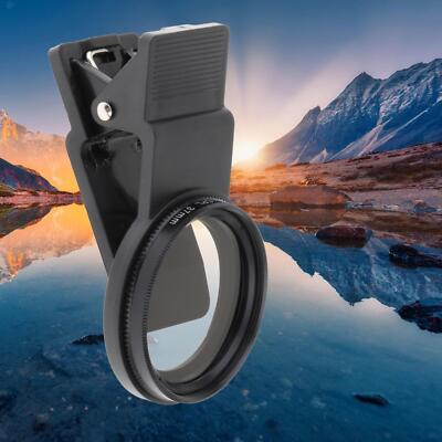Portable 37mm Cellphone Camera Lens Filter Clip CPL Filter Set Optical ...