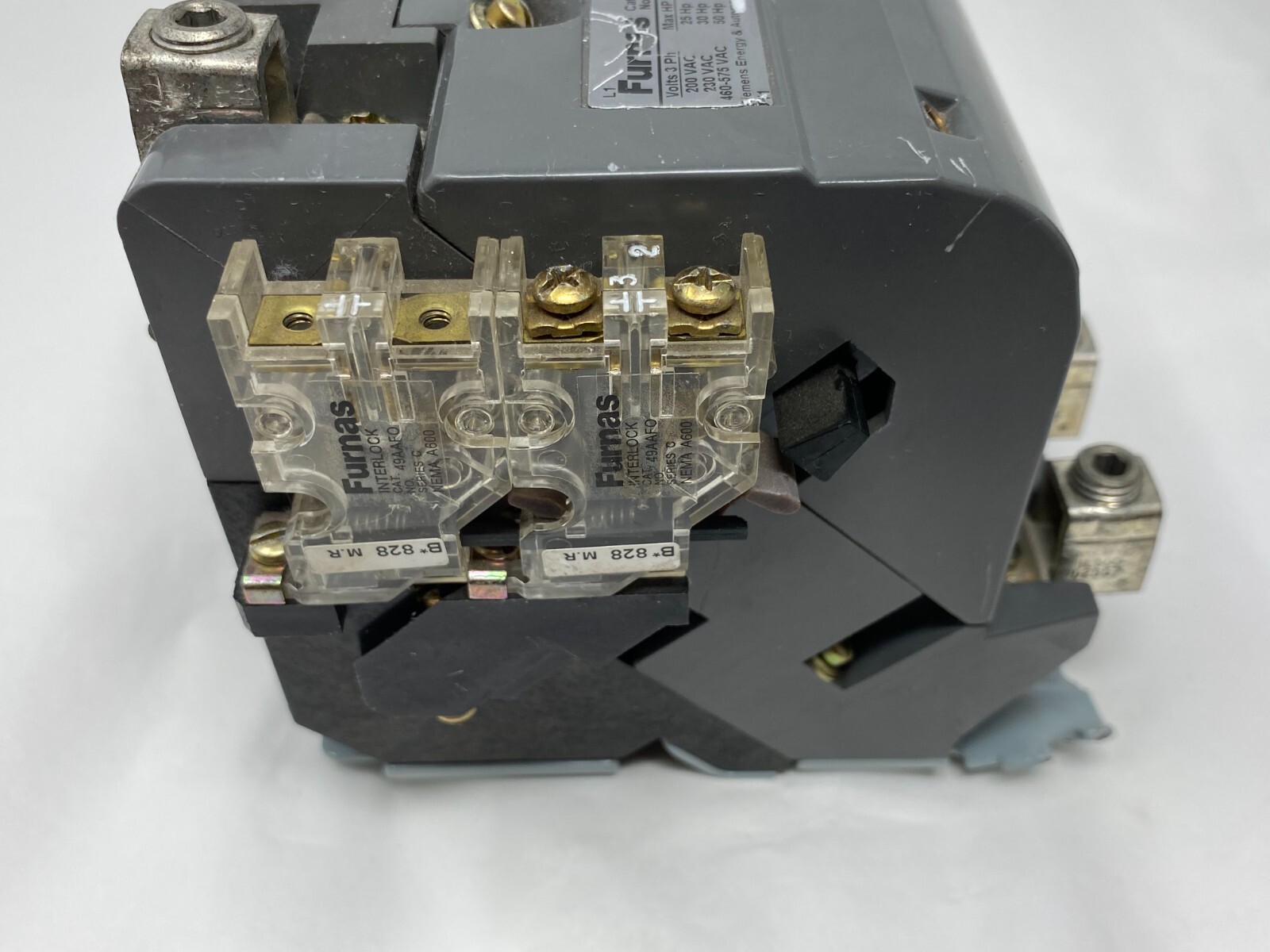 Furnas Siemens 40HP32AF 3PH 90A Size 3 NEMA Magnetic Contactor Series A ...