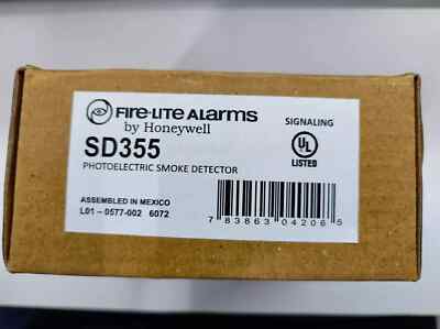 FIRELITE SD355 By Honeywell Photoelectric Smoke Detector | eBay
