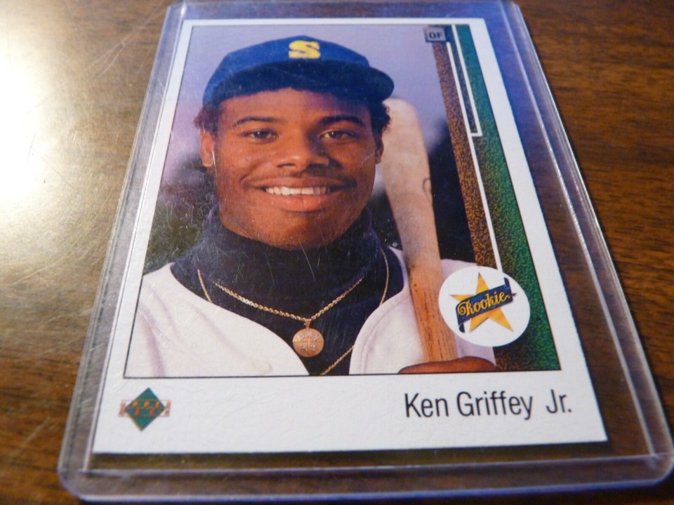 1989 Ken Griffey Jr. Upper Deck Rookie Card EXTREME PRINTING ERROR ...