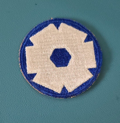 6th Service Command-Cut Edge-Snow Back Patch-Ribbed--------------Original WW-2 * | eBay