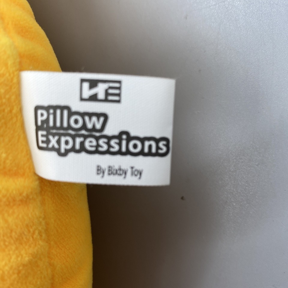 Emoji Yum Plush Pillow - Happy Tough - Pillow Expressions | eBay