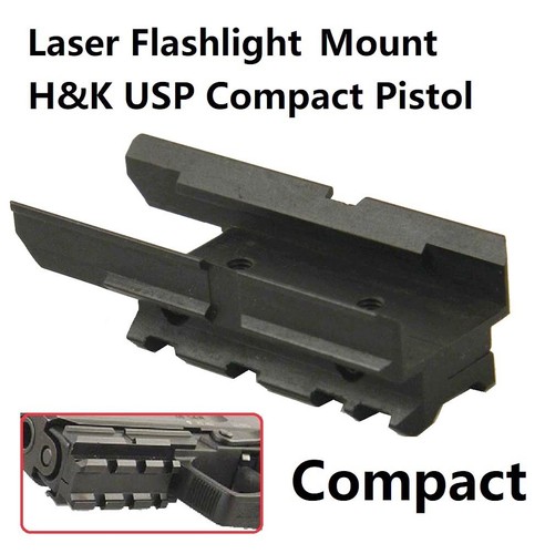 Aluminum Flashlight, Laser Sight Weaver Rail Adapter For HK USP 45 ...