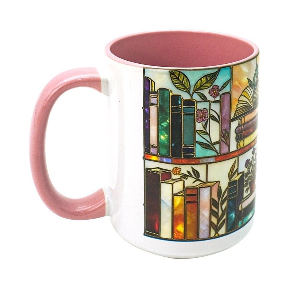 Fun Bookworm Gift Flower Ceramic Milk Cup Tea Cup Living Room | eBay ...