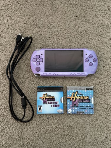 Sony Playstation Portable PSP-3001 Hannah Montana Lilac Edition | eBay