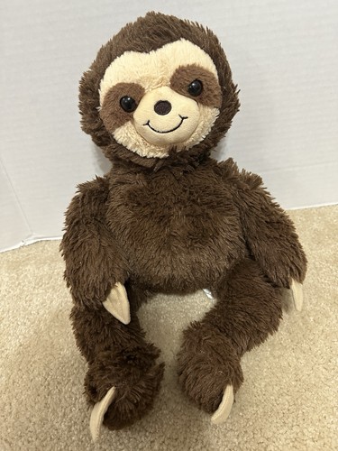 Hug Fun Brown Smiling Sloth Plush 16” Soft Stuffed Animal Toy | eBay