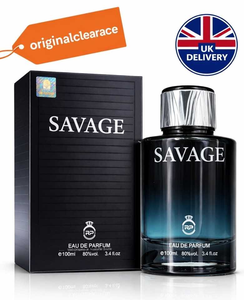 Savage for Men 3 X 100ml Eau de Parfum Spray Aftershave For Him ...