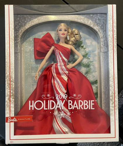 Mattel Barbie FXF01 2019 Blonde Holiday Barbie Doll NEW IN BOX ...