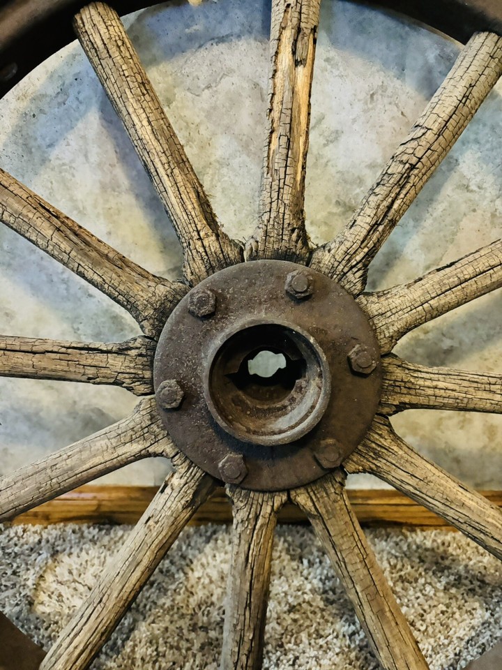 Vintage Model T Ford Wooden Spoke Wheel 23"- 12 Spoke - 2242301 | eBay