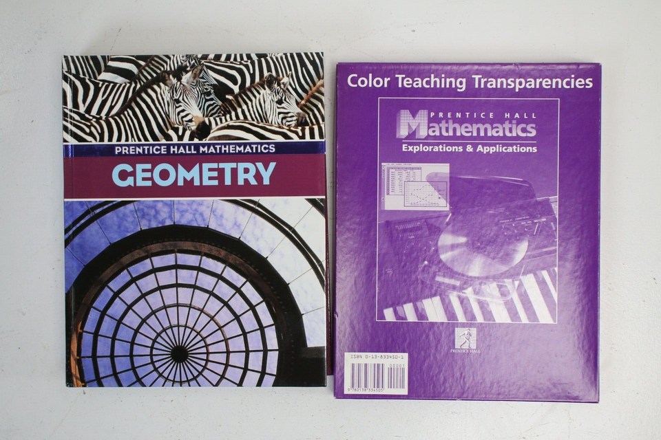 Prentice Hall geometry algebra precalculus math book lot 9 homeschool ...