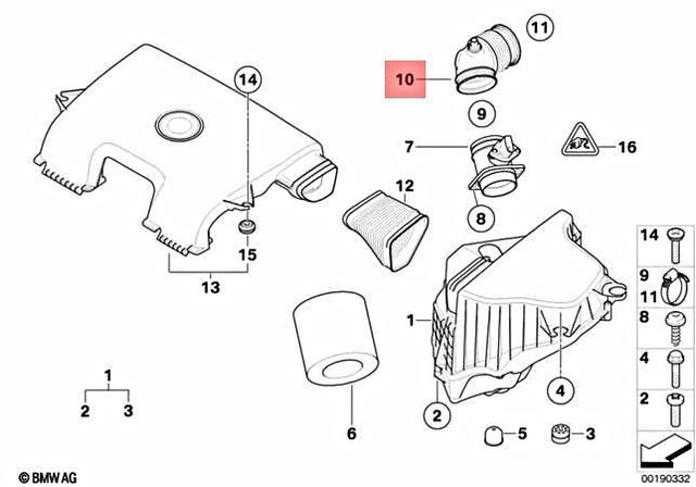 Genuine BMW X1 E81 E82 E84 E87 E88 E90 E91 E92 E93 Rubber Boot ...