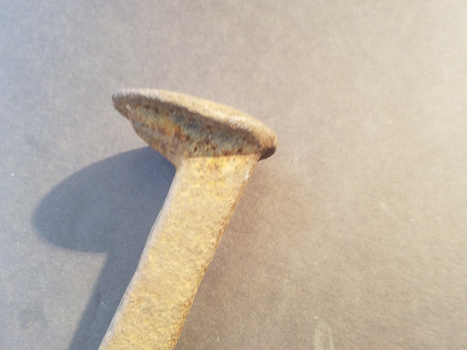 Vintage Railroad Nail Spike Rusty 6.5" Steel Train Track nails, antique ...