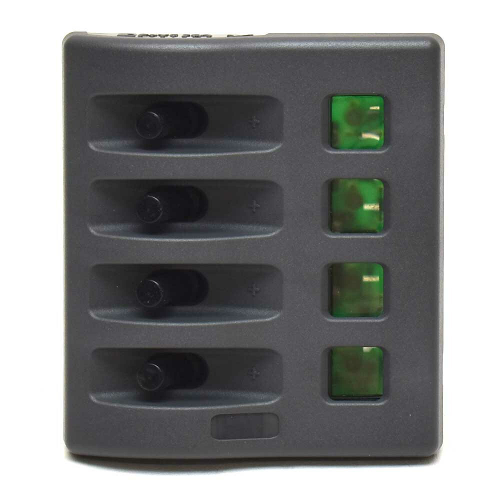 Blue Sea Systems Boat Fuse Panel 4304 | Weatherdeck 12V 4 Switch | eBay