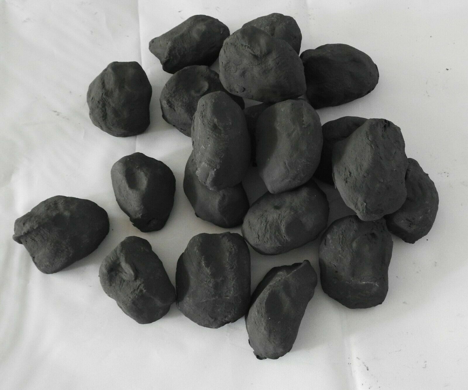 Gas Fire Ceramic Replacement Coals Random Cast High Thermal Living ...