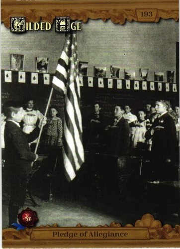 Pledge of Allegiance 2022 Gilded Age Limited Print Card 1 of 500 | eBay