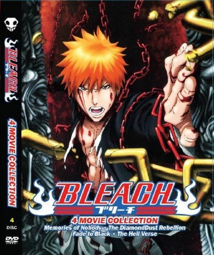 DVD Japan Anime BLEACH 4 Movies Complete Collection Set English Dub All ...