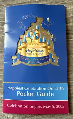 Disneyland Pocket Guide May 5, 2005 50th Celebration Rare Collectible ...
