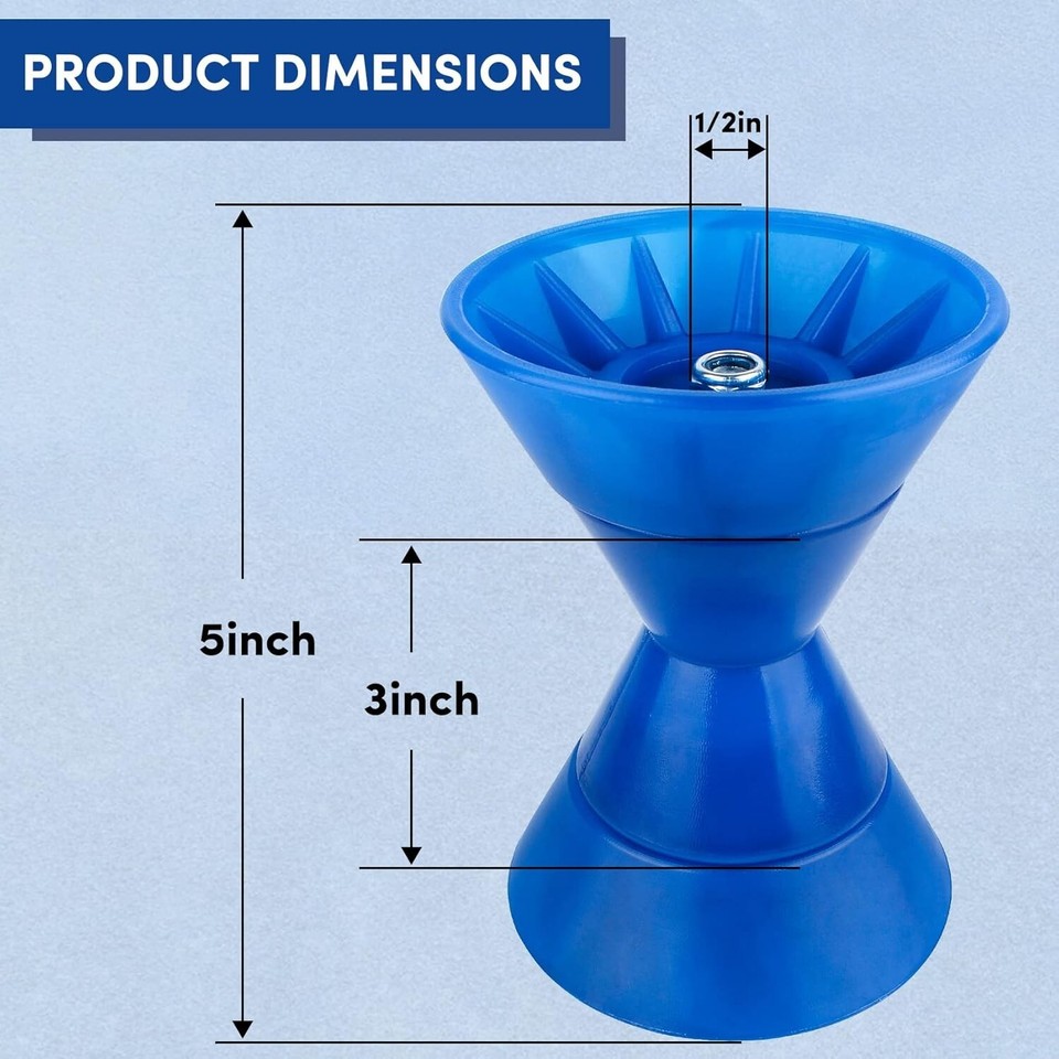 Boat Trailer Roller,3inch/4inch Boat Rollers for Trailer,Bow Roller ...