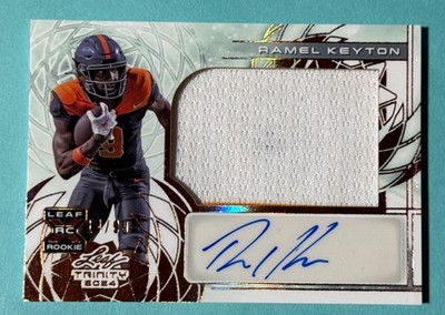 2024 Leaf Trinity - Patch Autographs Ramel Keyton #PA-RK1 Bronze /99 | eBay