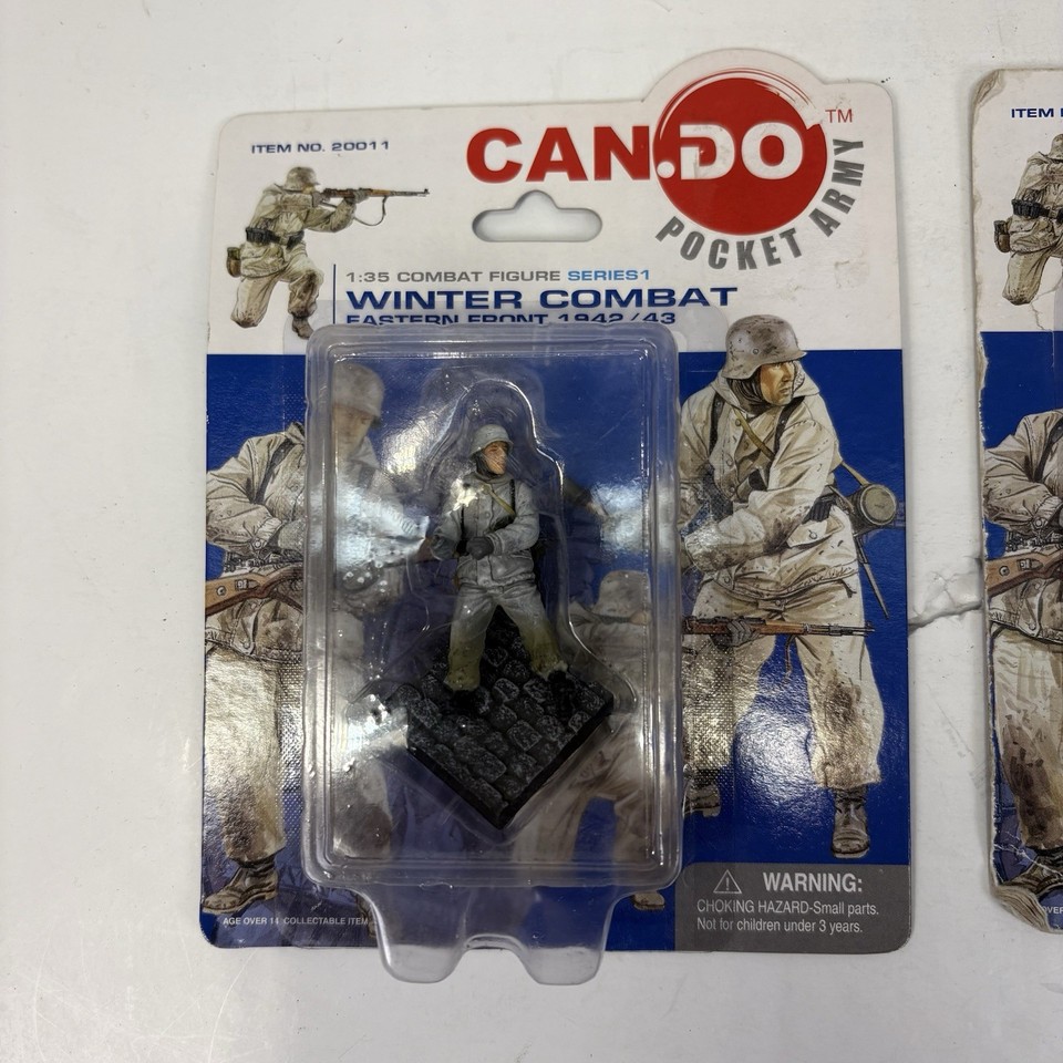 Lot of 5 - Can.Do Pocket Army 1:35 Figures. Winter Combat. Wehrmacht ...
