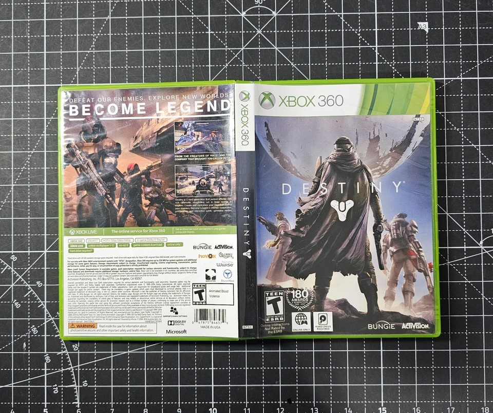 Xbox 360 Destiny Custom Case - NO Game No Manual | eBay