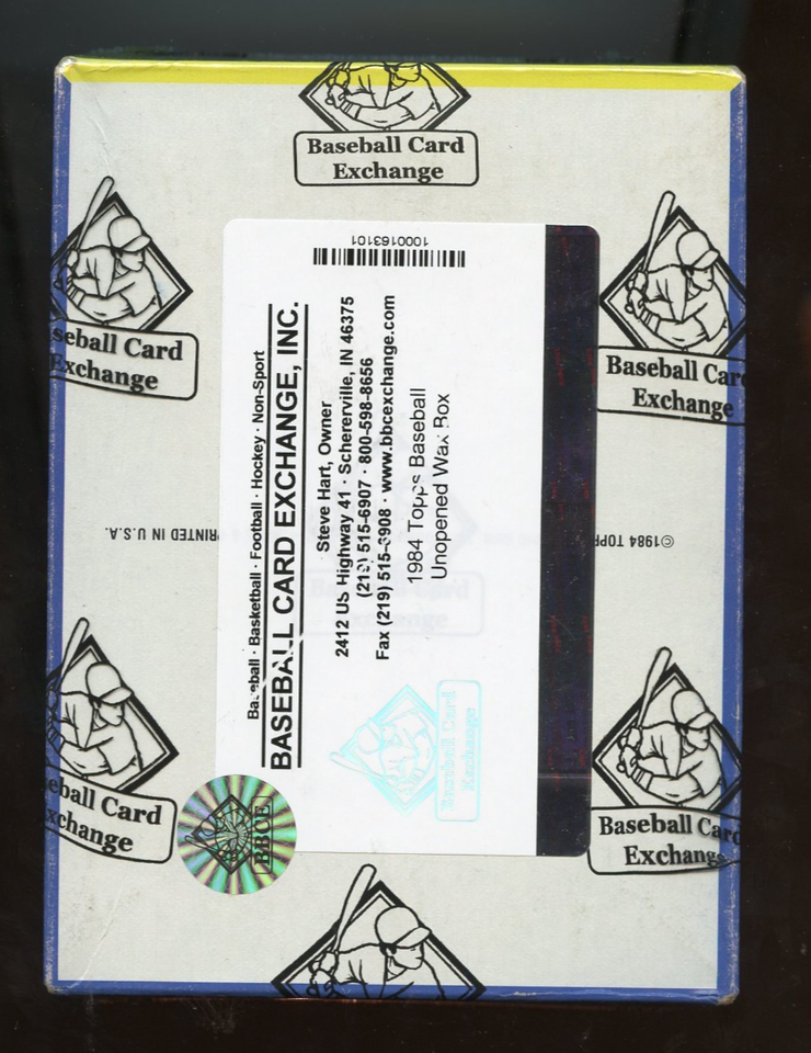 1984 Topps Baseball Unopened Wax Box BBCE Mattingly RC? Strawberry RC ...