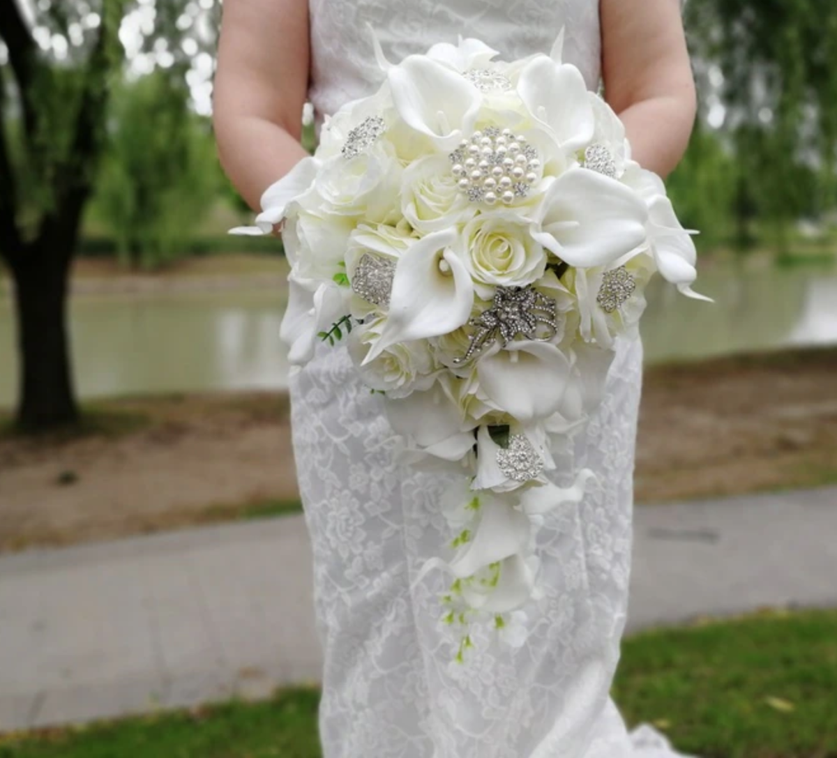 White And Ivory Bridal Bouquets