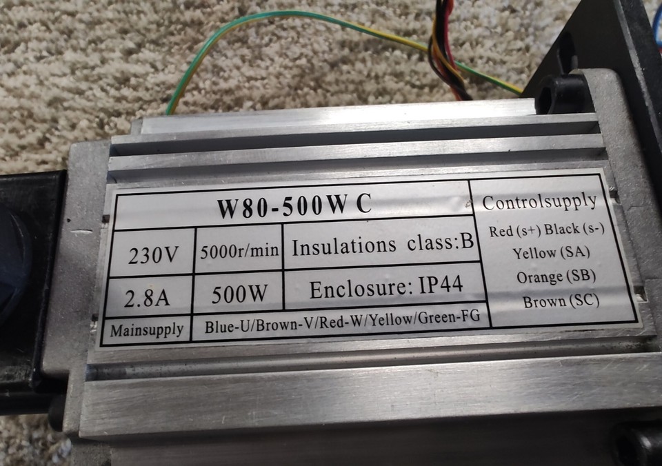 BRUSHLESS DC MOTOR W80-500WC | eBay