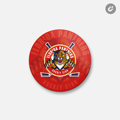 Florida Panthers NHL | 4'' X 4'' Round Decorative Magnet | eBay