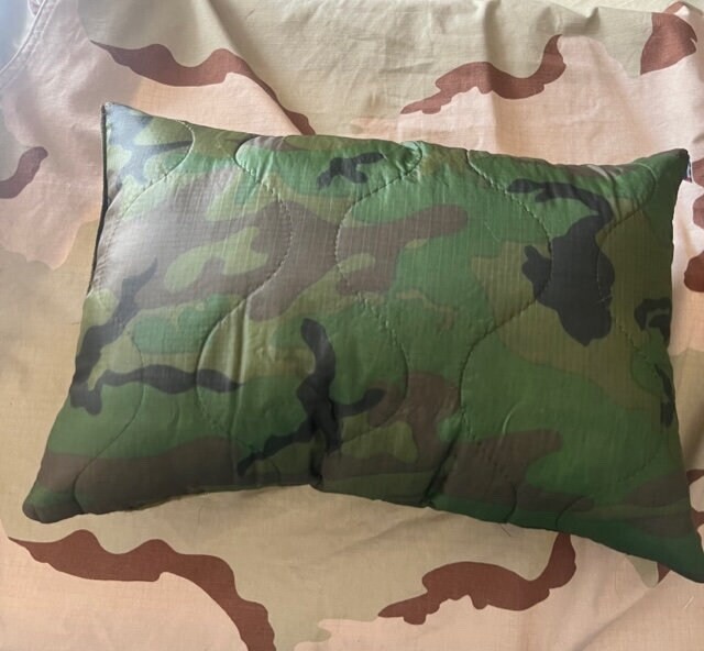 USGI Brown Dominant Woobie Woodland Poncho Liner Bivy Pillow Travel USA ...