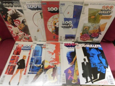 100 BULLETS 1 2 3 4 5 6 7 8 9 10 VERTIGO COMIC RUN AZZARELLO RISSO 1999 VF/NM | eBay