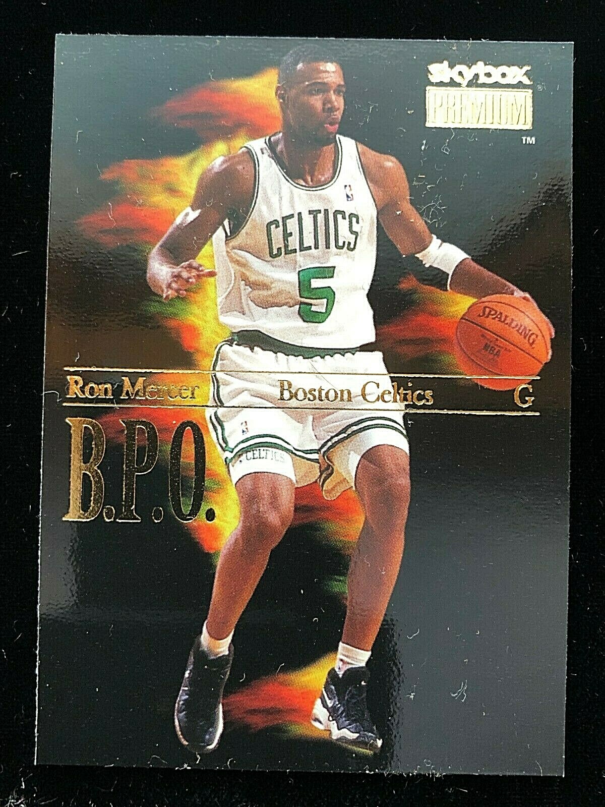 1998-99 SkyBox Premium B.P.O. #1 Ron Mercer Boston Celtics Basketball ...