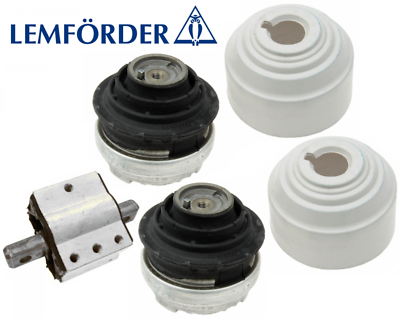 OEM Engine Motor Mount Set + Transmission Mount x3 Lemforder Mercedes ...
