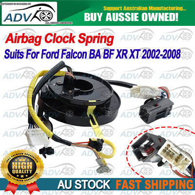 1x Clock Spring Replacement Fits for 02-08 Ford Falcon BA BF XR6 XR8 XT ...
