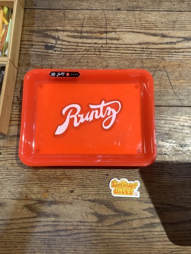 Runtz x Glow Tray - Orange/Yellow Glow LED Rolling Tray | eBay