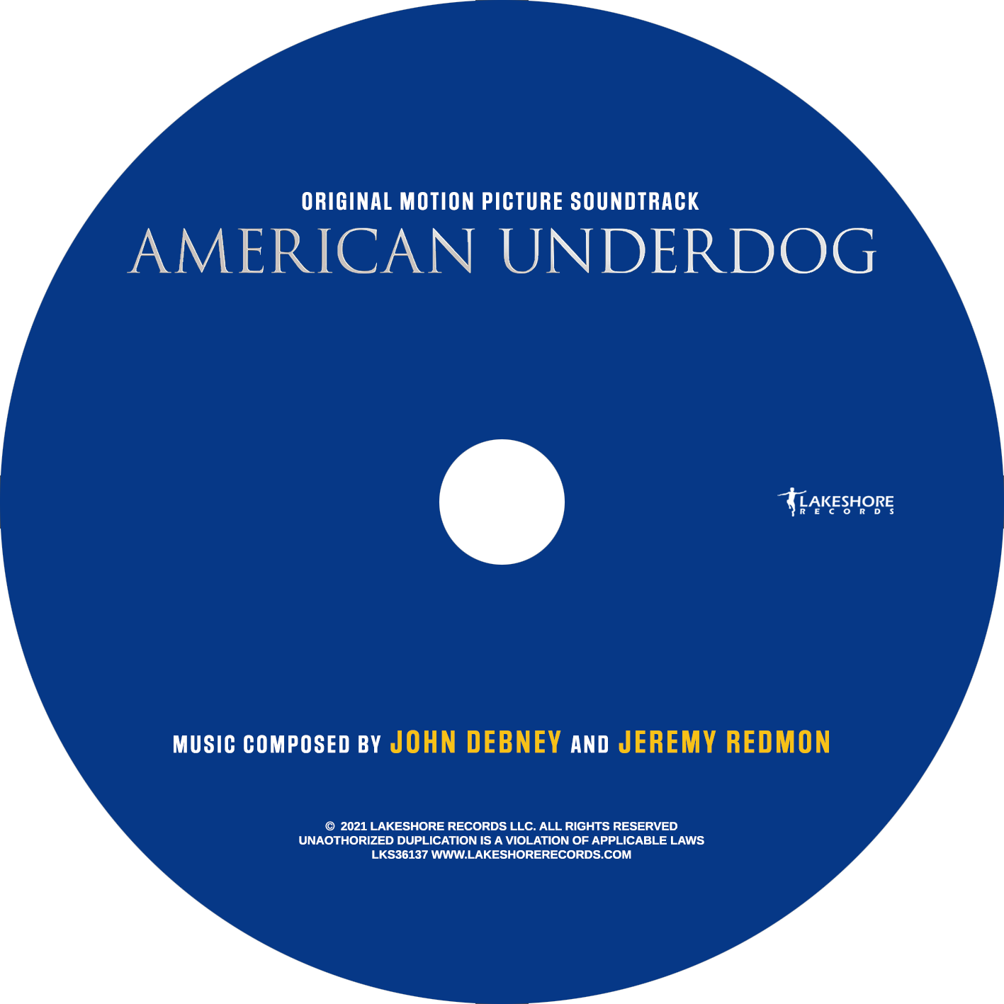 American Underdog Original Soundtrack 1CD John Debney & Jeremy Redmon ...
