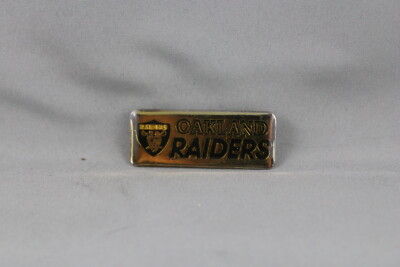 Oakland Raiders Pin - Inlaid Logo with Team Name - Inlaid Pin | eBay