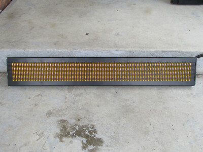 TWIN VISION LED bus coach side destination sign - SHOWN TO WORK UNLIKE ...