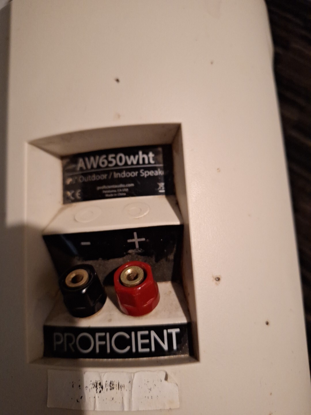 Proficient Audio Systems Pair Of AW650 6.5-Inch Indoor/Outdoor Speakers ...