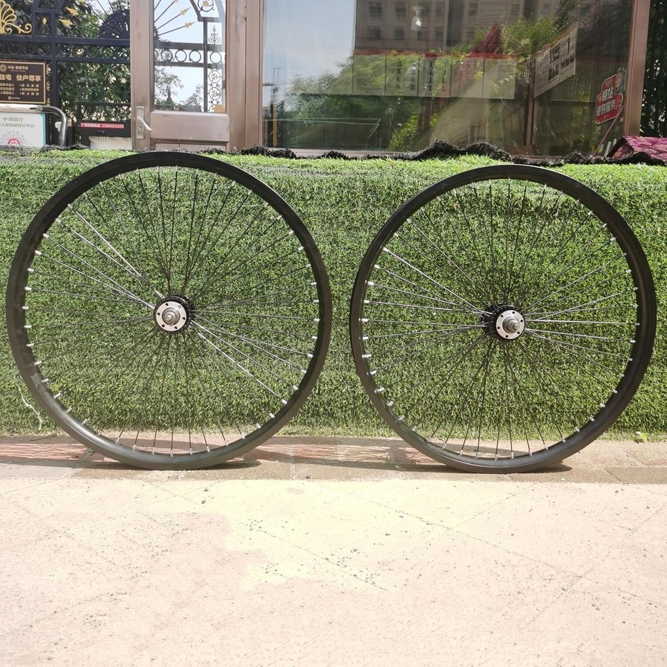 CDH 26" Double Layer Alum Alloy Bike Rims Wheel Set -12G 48 Spokes Bike ...