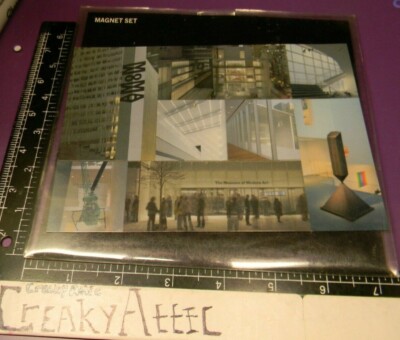 MUSEUM OF MODERN ART MOMA 8 MAGNET SET ARCHITECTURE BUILDINGS ...