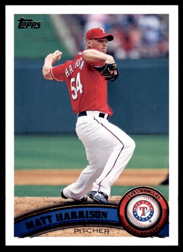 2011 Topps Matt Harrison Texas Rangers #432 2105 | eBay