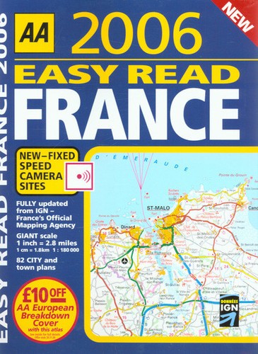 AA Easy Read France 2006 (AA Road Atlas) Highly Rated eBay Seller Great ...