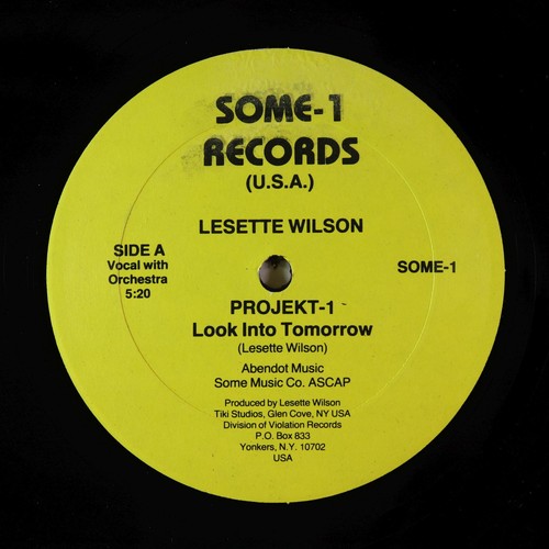 Lesette Wilson - Look Into Tomorrow 12" - Some-1 - Modern Soul HEAR | eBay